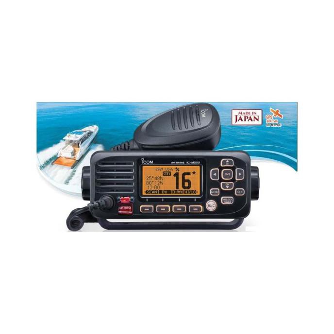 Jual ICOM IC-M220 VHF MARINE TRANSCEIVER ORI BARU GARANSI PT ELI RIG ...