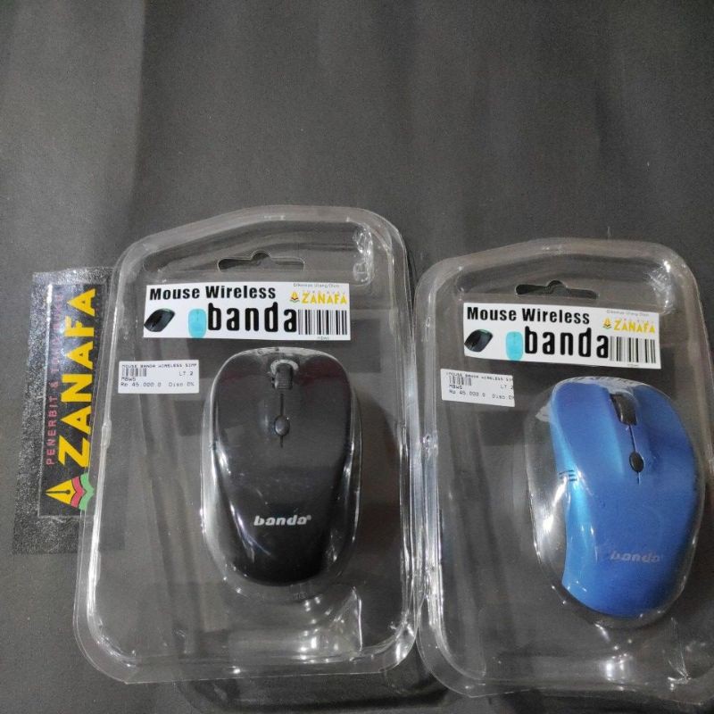 Jual Mouse Wireless Banda Simple | Shopee Indonesia