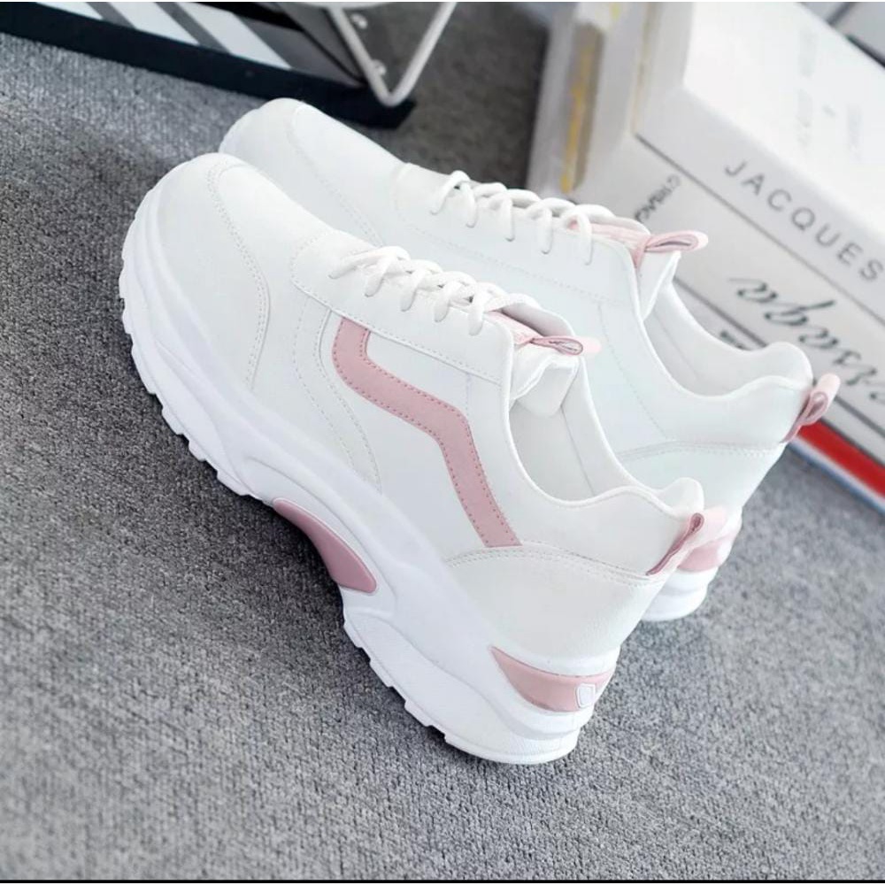 Jual SEPATU SNEAKERS WANITA SPORT FASHION CASUAL IMPORT KOREAN TERBARU ...