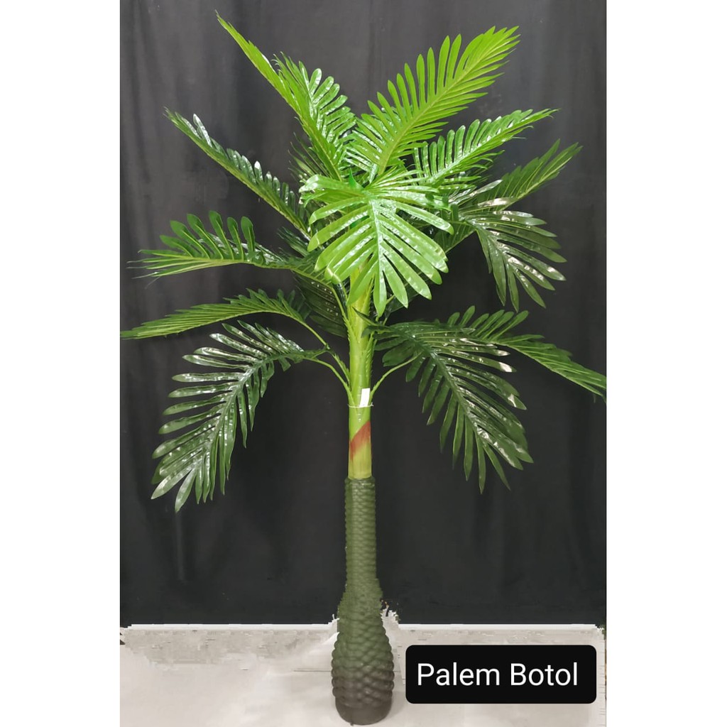 Jual Pohon Palem Botol 1,5m 8000 Bunga Artificial Pohon Natal | Shopee ...