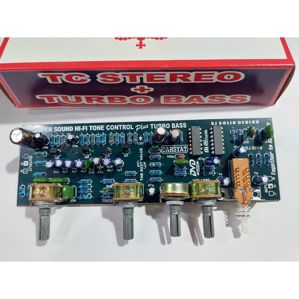 Jual KIT TONE CONTROL STEREO PLUS TURBO BASS DC 12V | Shopee Indonesia