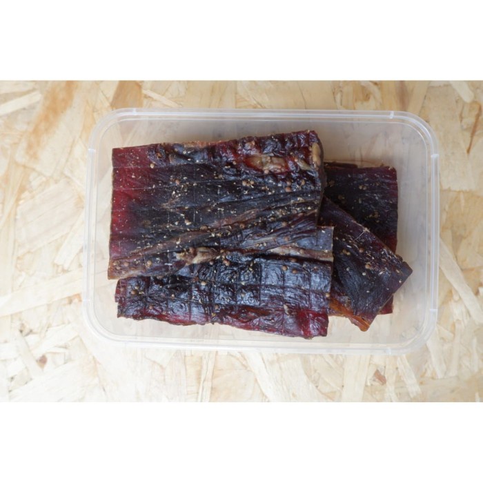 Jual 10cscss Dendeng Daging Rusa Bumbu 250G - Asli Merauke Papua Dscscv ...