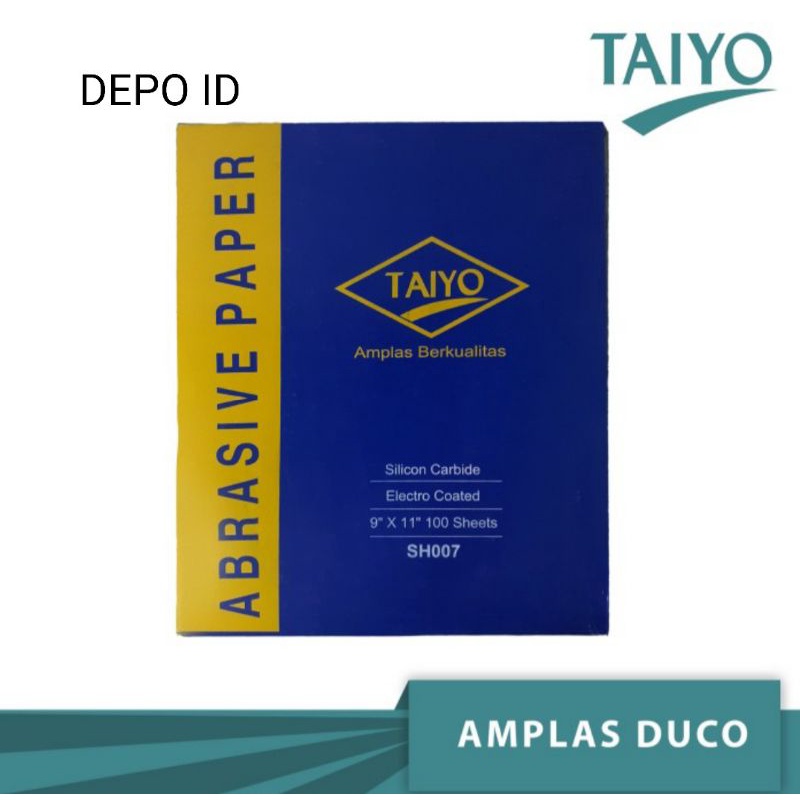 Jual AMPLAS DUCO / AMPLAS LEMBARAN / AMPLAS DUCO TAIYO GRID 500 600 800 ...