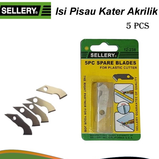 Jual Isi cutter refill cutter kater mika akrilik acrylic hpl plastik ...