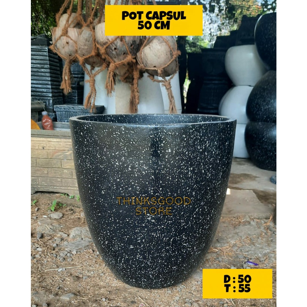 Jual POT BUNGA TANAMAN BESAR JUMBO SEMEN TERASO MINIMALIS TINGGI MODEL ...