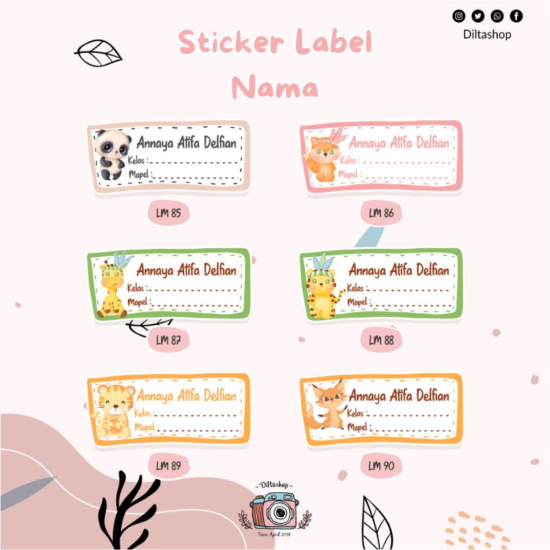 Jual STIKER MATA PELAJARAN ISI 40pcs - Stiker Label Nama - Stiker Nama ... Jual STIKER MATA PELAJARAN ISI 40pcs - Stiker Label Nama - Stiker Nama ...