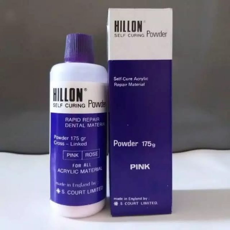 Jual HILLON SC Self Curing Powder 175GR Rapid Repair Dental Material ...