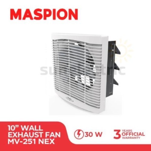 Jual MASPION Exhaust Fan Dinding 10 inch MV 251 NEX Kipas Dinding 10" - Garansi Resmi 1 Tahun ...
