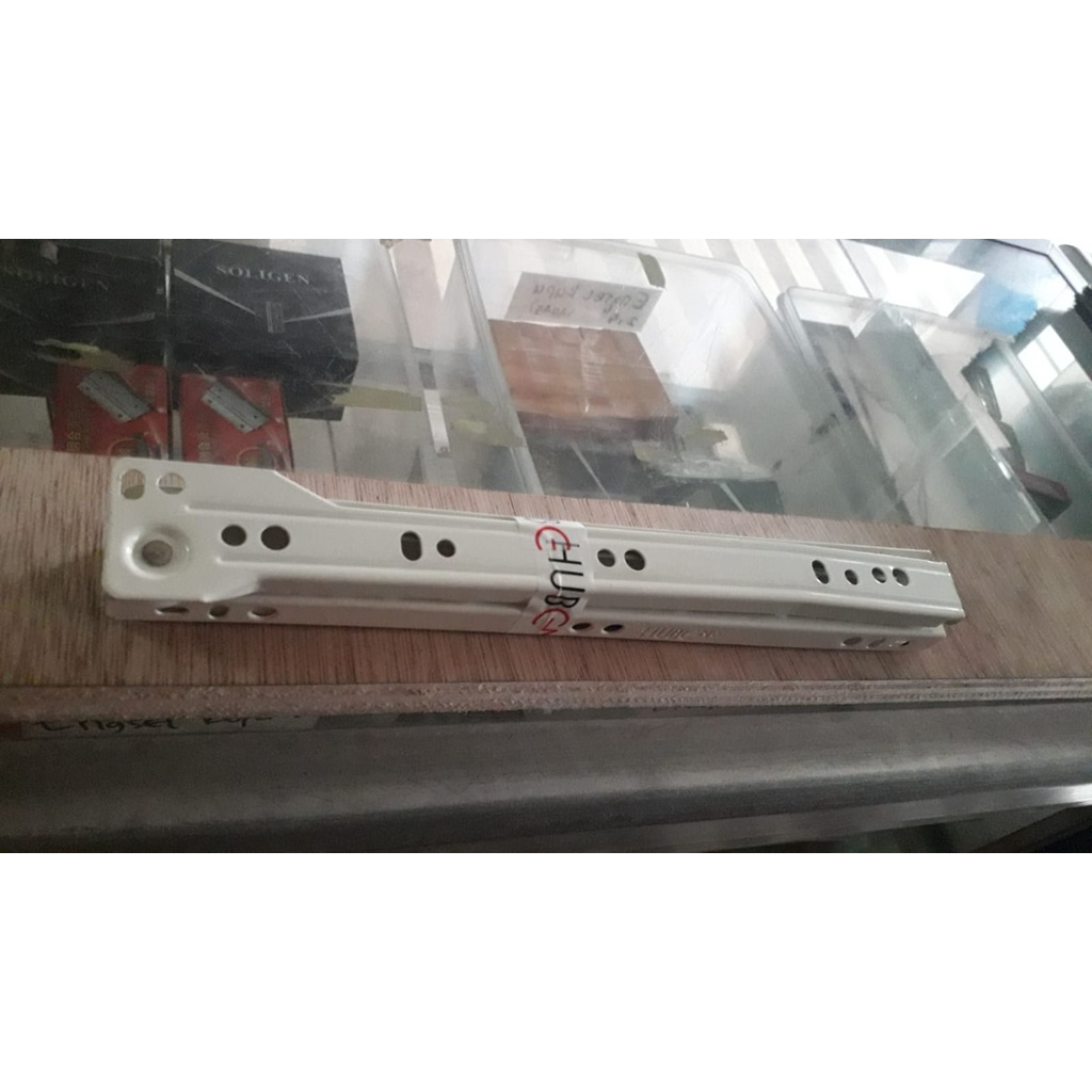 Jual REL LACI HUBEN RLH 250 MM 25 CM DRAWER TRACK RODA PUTIH | Shopee ...