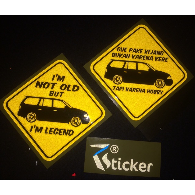 Jual Sticker Kijang Lover’s, Sticker Cutting Toyota Kijang, Kijang ...