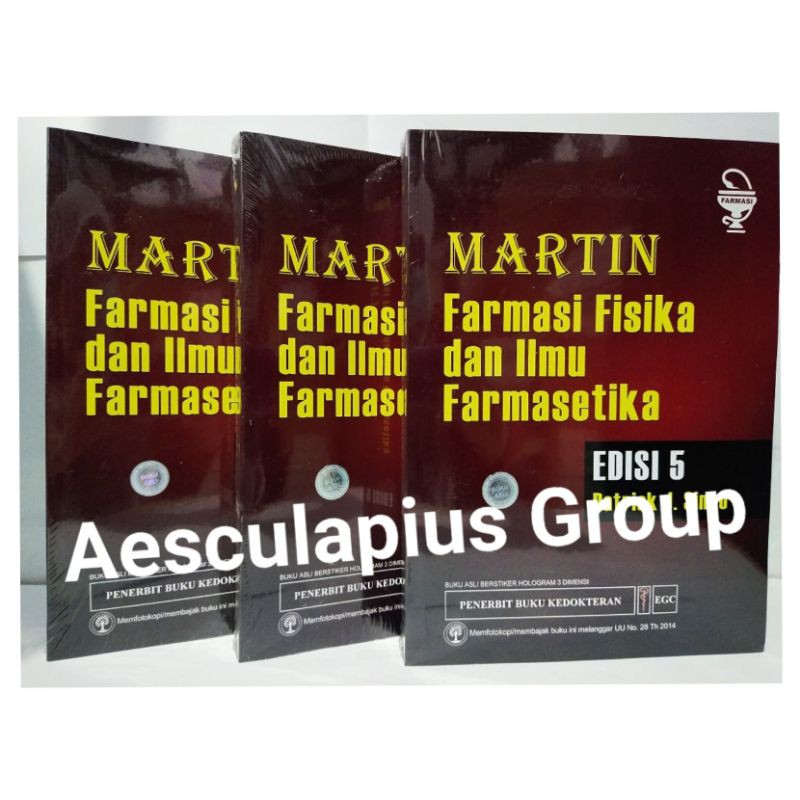 Jual MARTIN Farmasi Fisika dan Ilmu Farmasetika Ed.5/EGC | Shopee Indonesia
