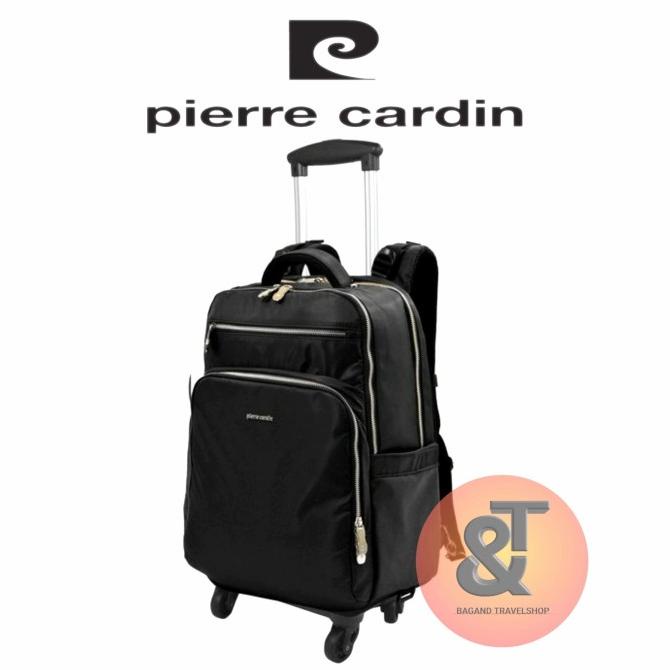 Jual Tas koper Original Pierre Cardin 16 inch Trolley 4 roda | Shopee ...
