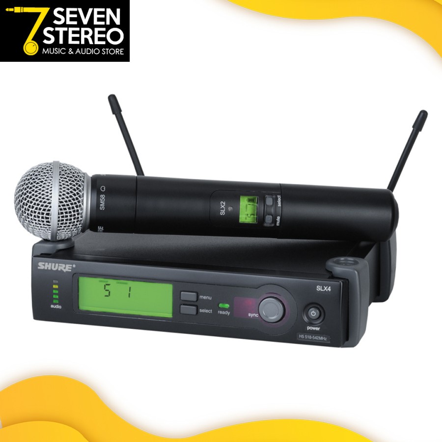 Jual Shure SLXD24/SM58 Handheld Mic Wireless System | Shopee Indonesia