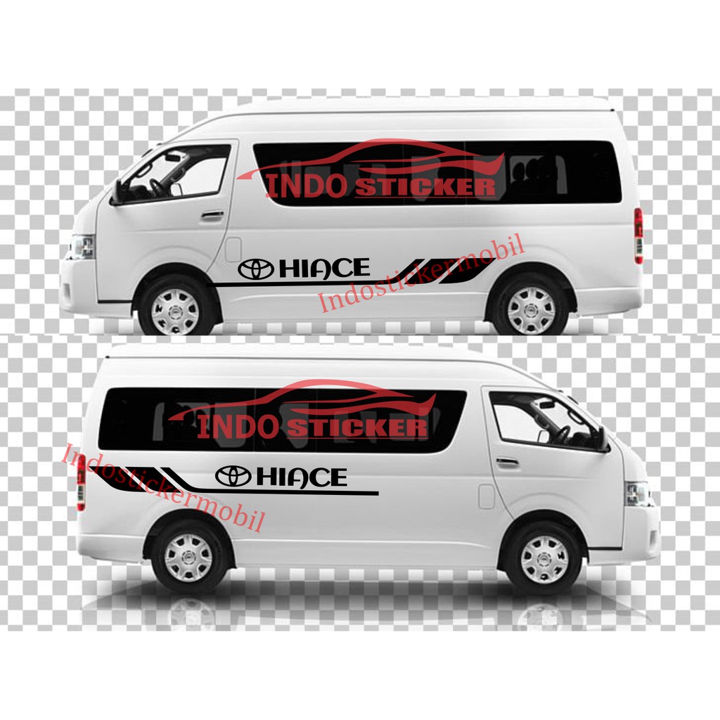 Jual Sticker mobil hiace cutting stiker stiker mobil toyota hiace ...