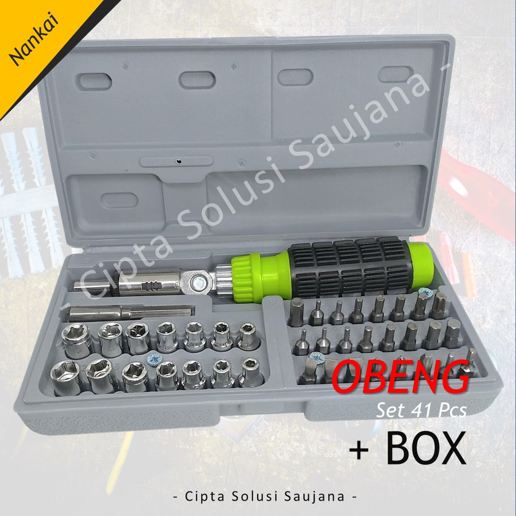 Jual NANKAI OBENG SOK OBENG KUNCI SHOCK OBENG SOCKET RACHET OBENG ...