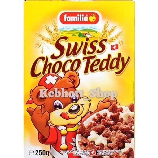 Jual Sereal Familia Swiss Choco Teddy Chocolate Cereal Cereals 250g ...