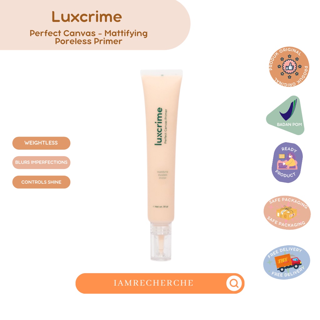 Jual READY STOKK!!! Luxcrime Perfect Canvas - Mattifying Poreless ...
