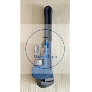 Jual Kunci Pipa Heavy Duty Pipe Wrench Dengan Gagang Karet R-12 Tenka ...