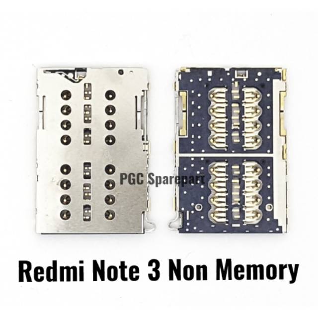 Jual Original Connector Konektor Sim Card Xiaomi Redmi Note 3 Non ...