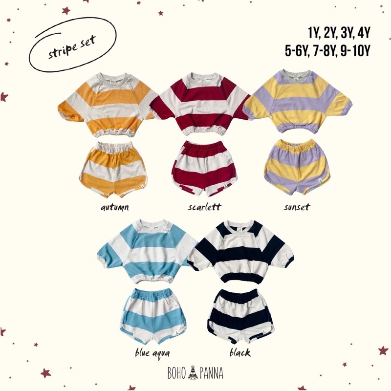 Jual Stripe Set | Shopee Indonesia