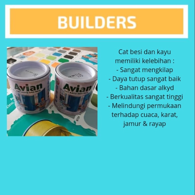 Jual cat avian 100cc berkualitas tinggi warnaa tahan lama dan tidak ...