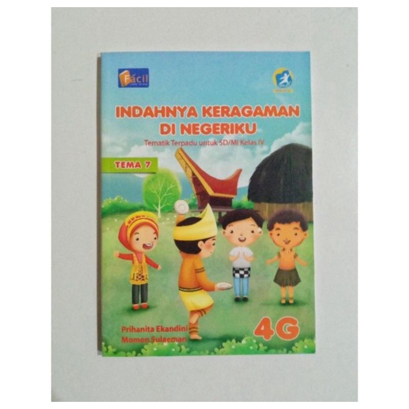 Jual Buku SD Tematik 4A 4B 4C 4D 4E 4F 4G 4H 4I Kelas 4 SD/MI Facil ...