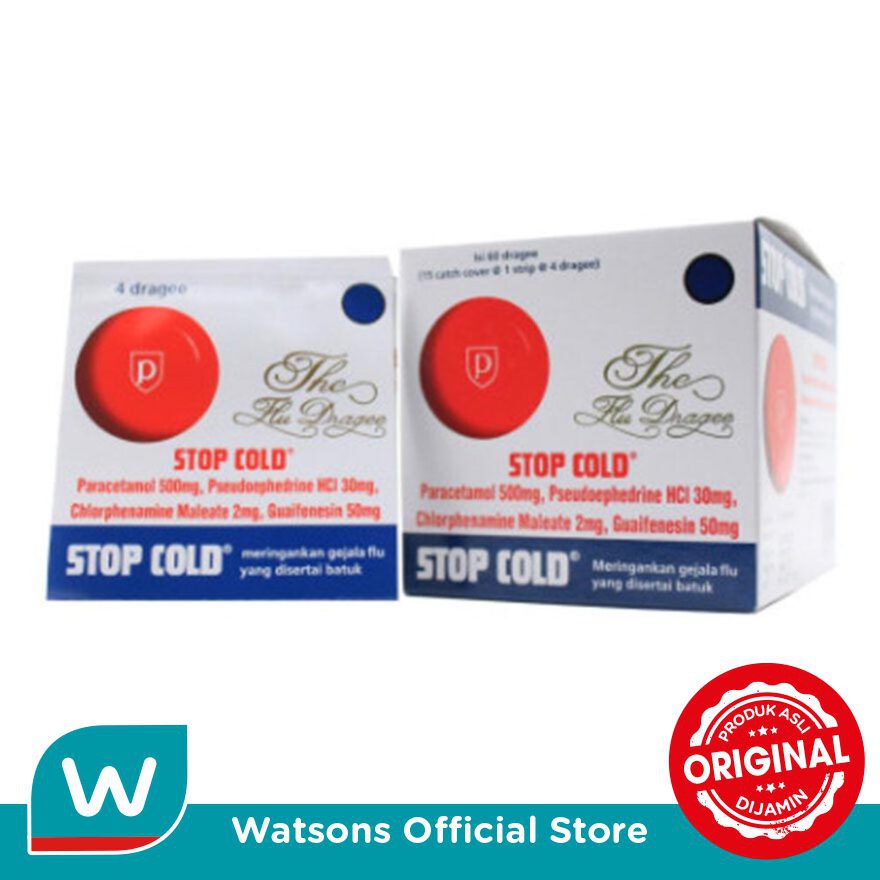 Jual Stop Cold 4 Tablet (Strip) | Shopee Indonesia