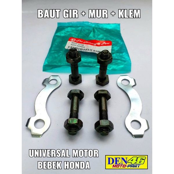 Jual BAUT GEAR GIR BELAKANG [ 1SET + KLEM ] UNIVERSAL MOTOR HONDA ...