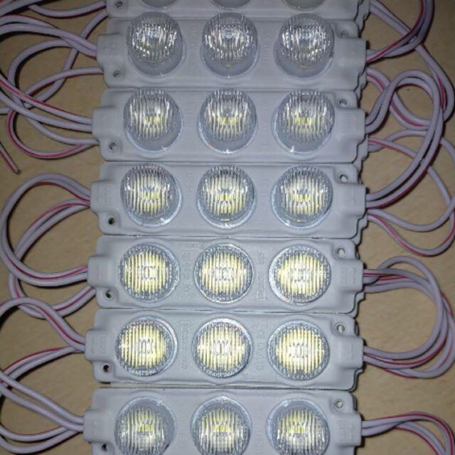 Jual C108 LAMPU LED 3 MATA 12V 3 Watt Modul LED Motor Mobil Neon Box ...