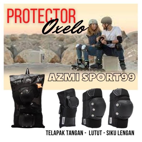 Jual Oxelo Protector Dekker Dewasa Sepatu Roda 3 Bagian Lutut-Siku ...