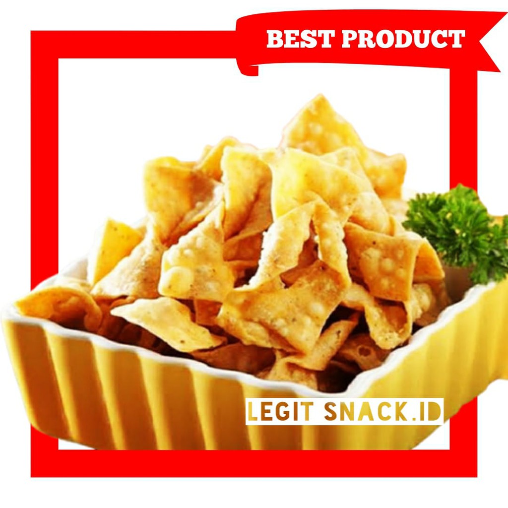 Jual Keripik Pangsit Bawang / Kripik Kulit Pangsit Rasa Bawang | Shopee ...