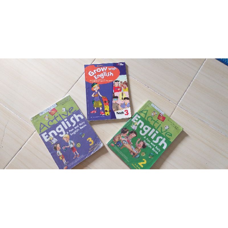 Jual ACTIVE ENGLISH GROW Kelas 2 dan 3 SECOND/BEKAS | Shopee Indonesia