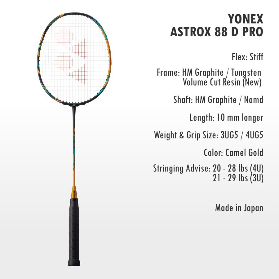Jual RAKET YONEX ASTROX 88 D PRO - 88D PRO MADE IN JAPAN ORIGINAL NEW ...