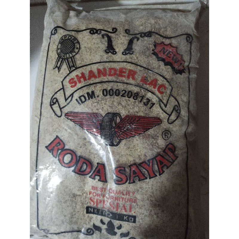 Jual sirlak bubuk/bahan plistur.merek roda sayap. isi 1 kg. | Shopee ...