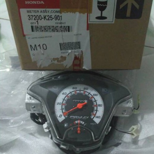 Jual SPEEDOMETER MOTOR BEAT INJEKSI OLD ORI AHM 37200-K25-901 | Shopee ...