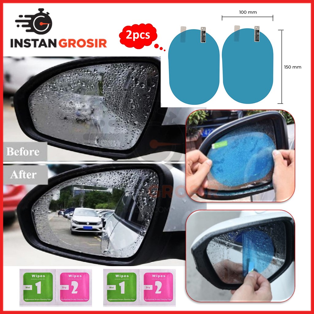 Jual AntiFog Stiker kaca Mobil anti air embun antigores Sticker ...