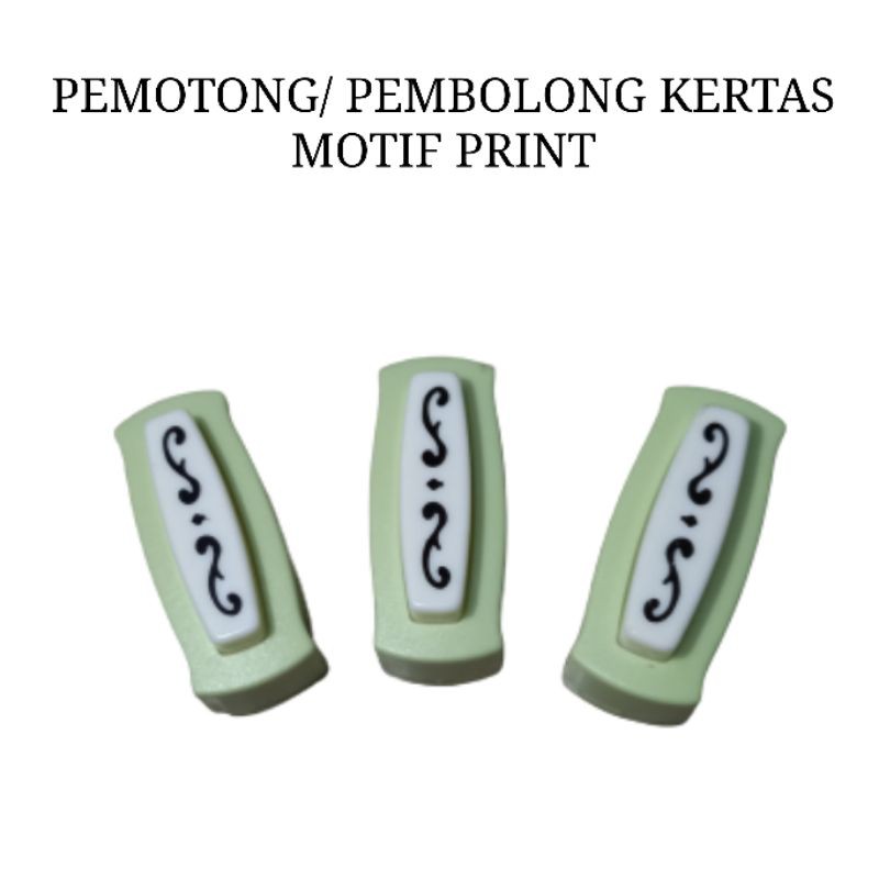 Jual Alat pemotong/pembolong kertas motif print untuk DIY scrapbook ...
