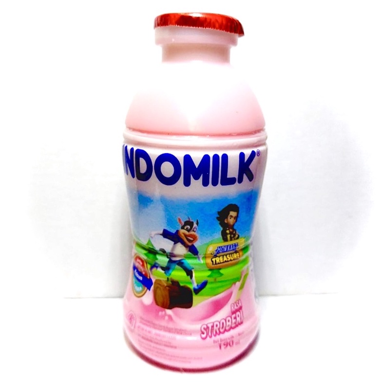 Jual INDOMILK STRAWBERRY BOTOL 190 ML | Shopee Indonesia