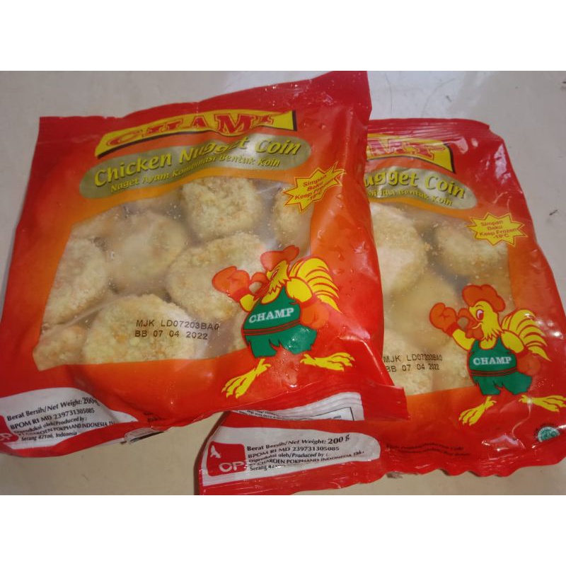 Jual Nugget Champ coin 200gr | Shopee Indonesia