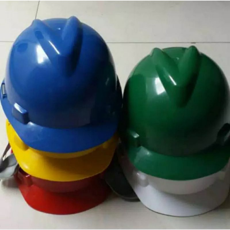 Jual HELM PROYEK V-GUARD SAFETY SNI HIJAU,ORANGE,KUNING,BIRU,PUTIH ...