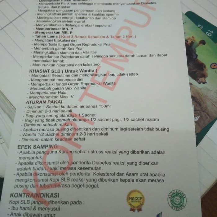 Jual KOPI SEHAT LAHIR BATIN SLB KUAT DI RANJANGNYA SUPER AMPUH | Shopee ...