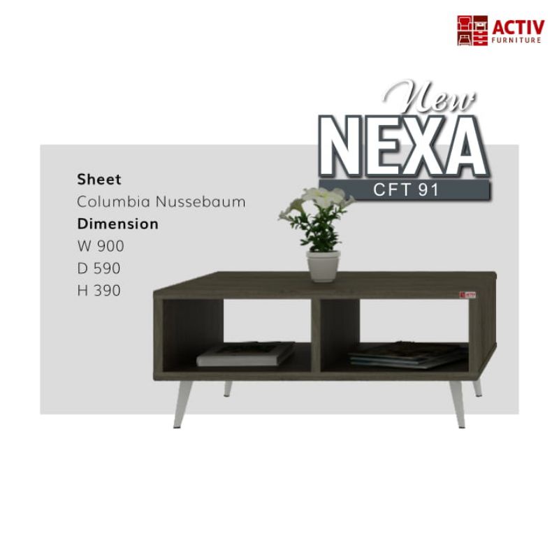 Jual Meja Tamu / COFFE TABLE Tipe Nexa CFT91 Merk ACTIV | Shopee Indonesia