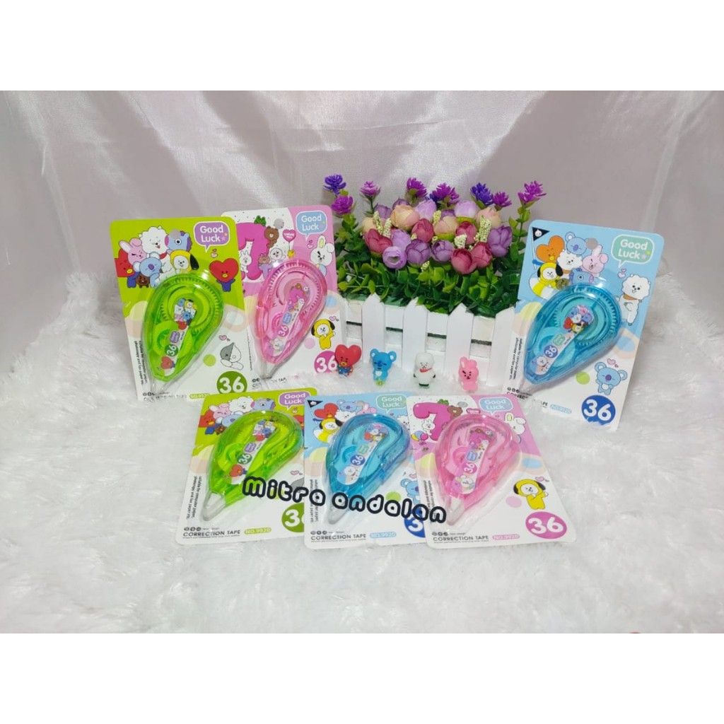 Jual Correction Tape BT21 BTS Cartoon Lucu | Shopee Indonesia