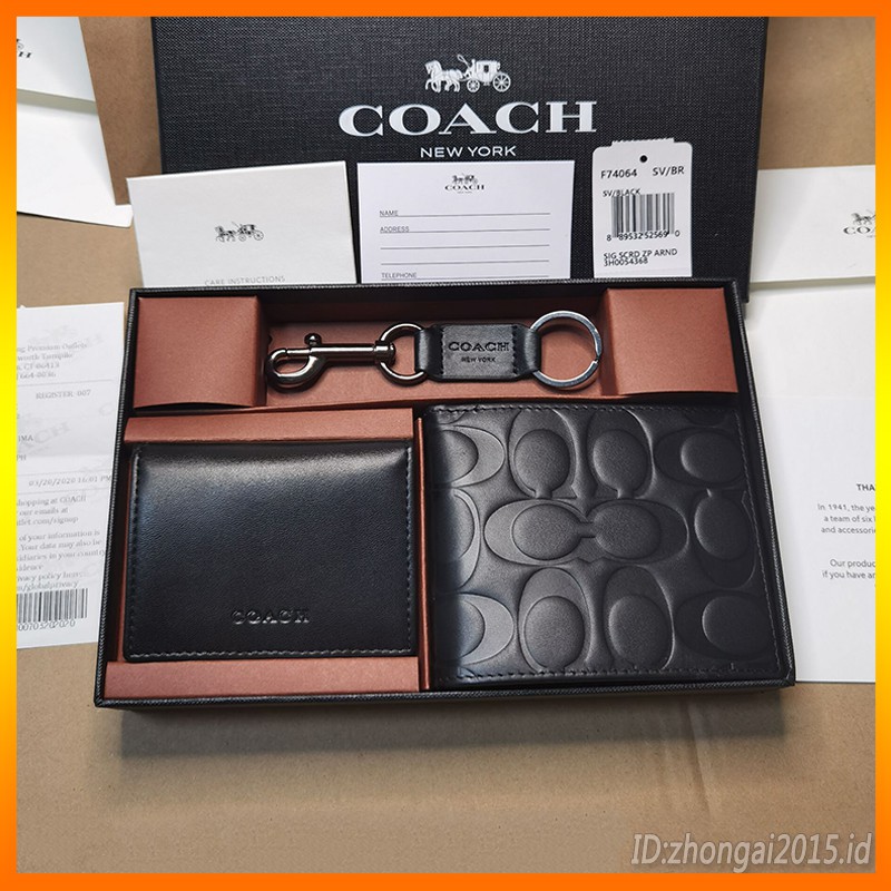 Jual Dompet Coach / F74064 / Original / Coach Dompet / Dompet lipat ...