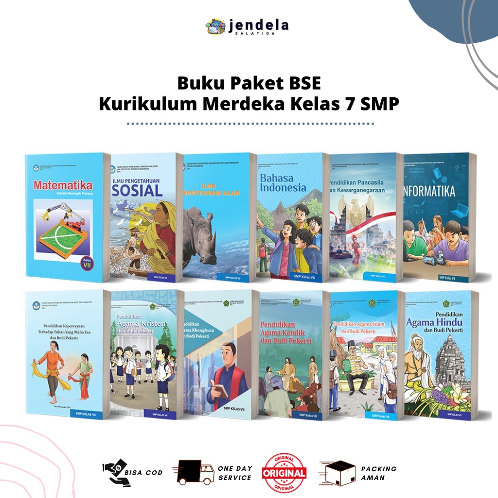 Jual Buku Paket Kelas 7 SMP Kurikulum Merdeka - Buku Kurikulum Merdeka ...