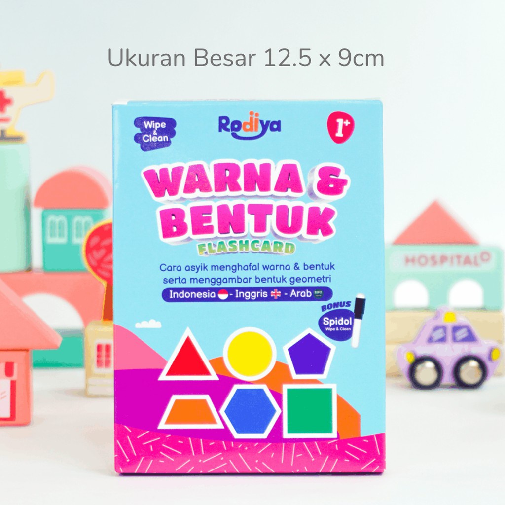 Jual WARNA DAN BENTUK FLASHCARD | Shopee Indonesia
