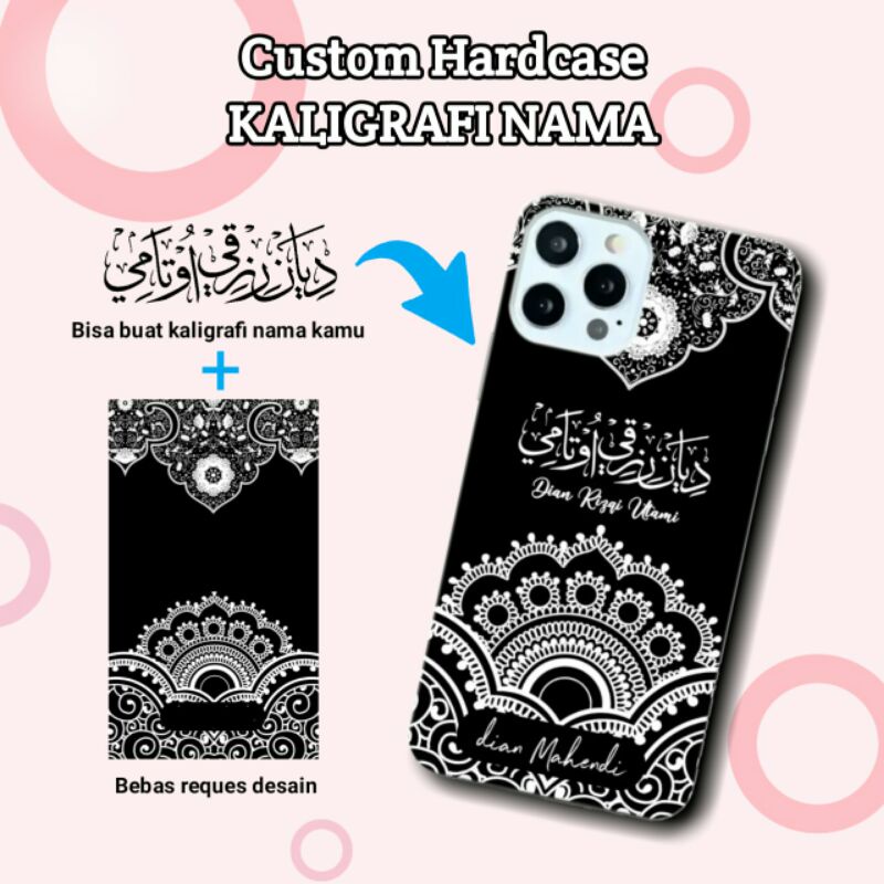 Jual Custom Case Nama Kaligrafi Softcase Clearcase (bisa request nama ...
