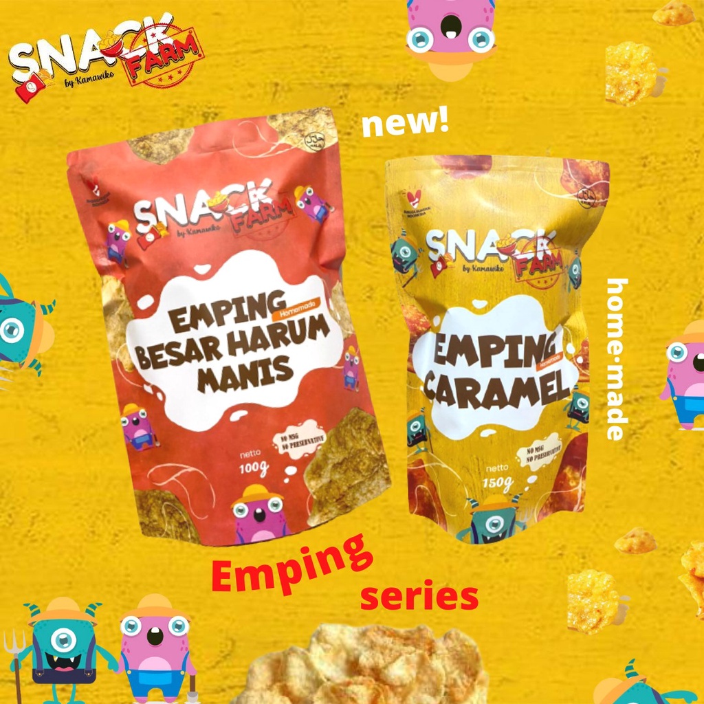 Jual Emping Manis Khas Indonesia / Snack Emping / Kerupuk Emping ...