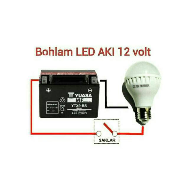 Jual BOHLAM DC 9W 12V E27 LAMPU PENERANGAN UTK SOLAR CELL | Shopee Indonesia