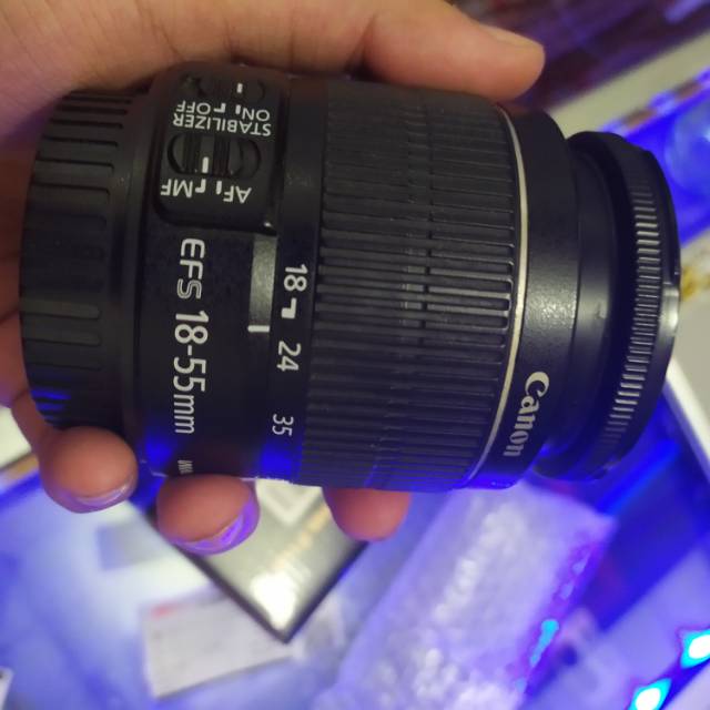 Jual Lensa Kit CANON 18-55mm F3.5 For Kamera DSLR | Shopee Indonesia